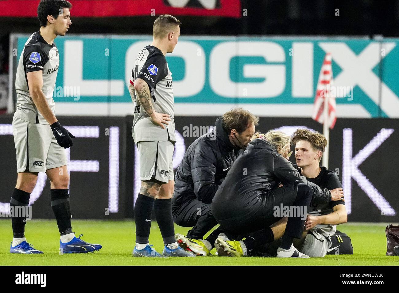 ROTTERDAM - David Moller Wolfe of AZ Alkmaar during the Dutch ...