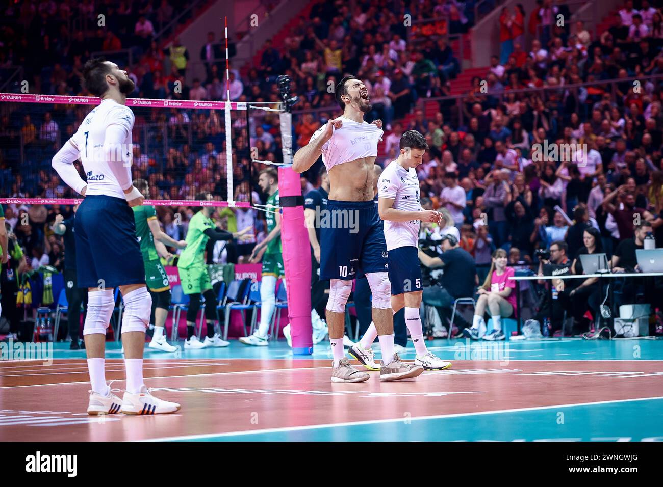 02.03.2024 Krakow Siatkowka Tauron Puchar Polski 2024, polfinal ...