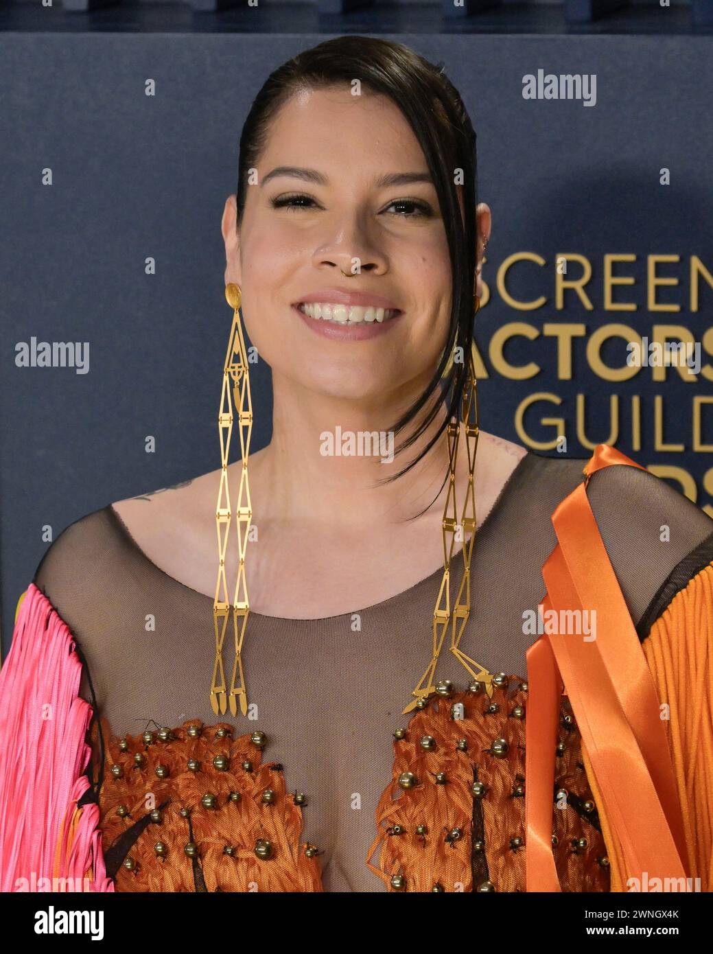 Los ANgeles, California, USA. 24th Feb, 2024. Cara Jade Myers. 30th Annual Screen Actors Guild ...