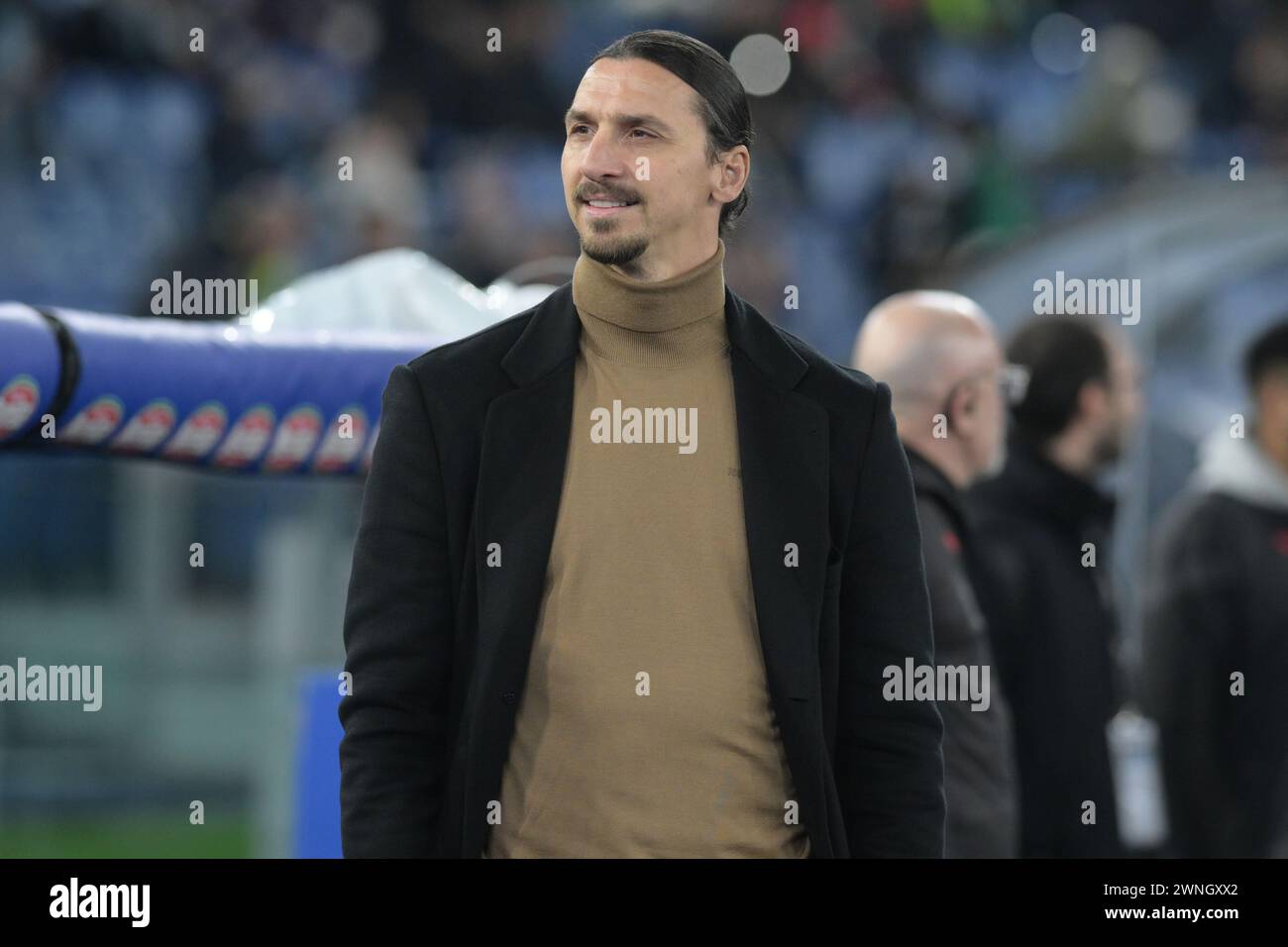 Rome, Italy. 01st Mar, 2024. Zlatan Ibrahimovi? look during the Serie A ...