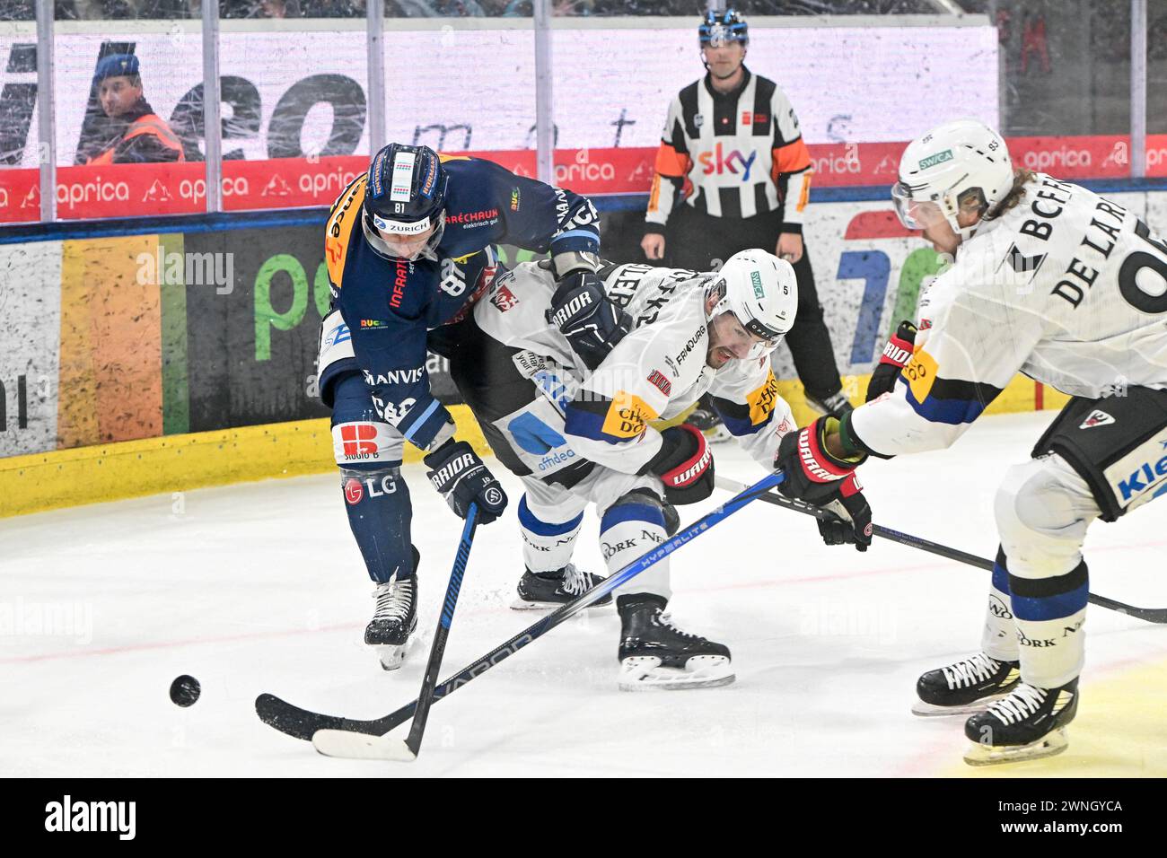 Ambri, Switzerland. 02nd Mar, 2024. 02.03.2024, Ambri, Gottardo Arena ...