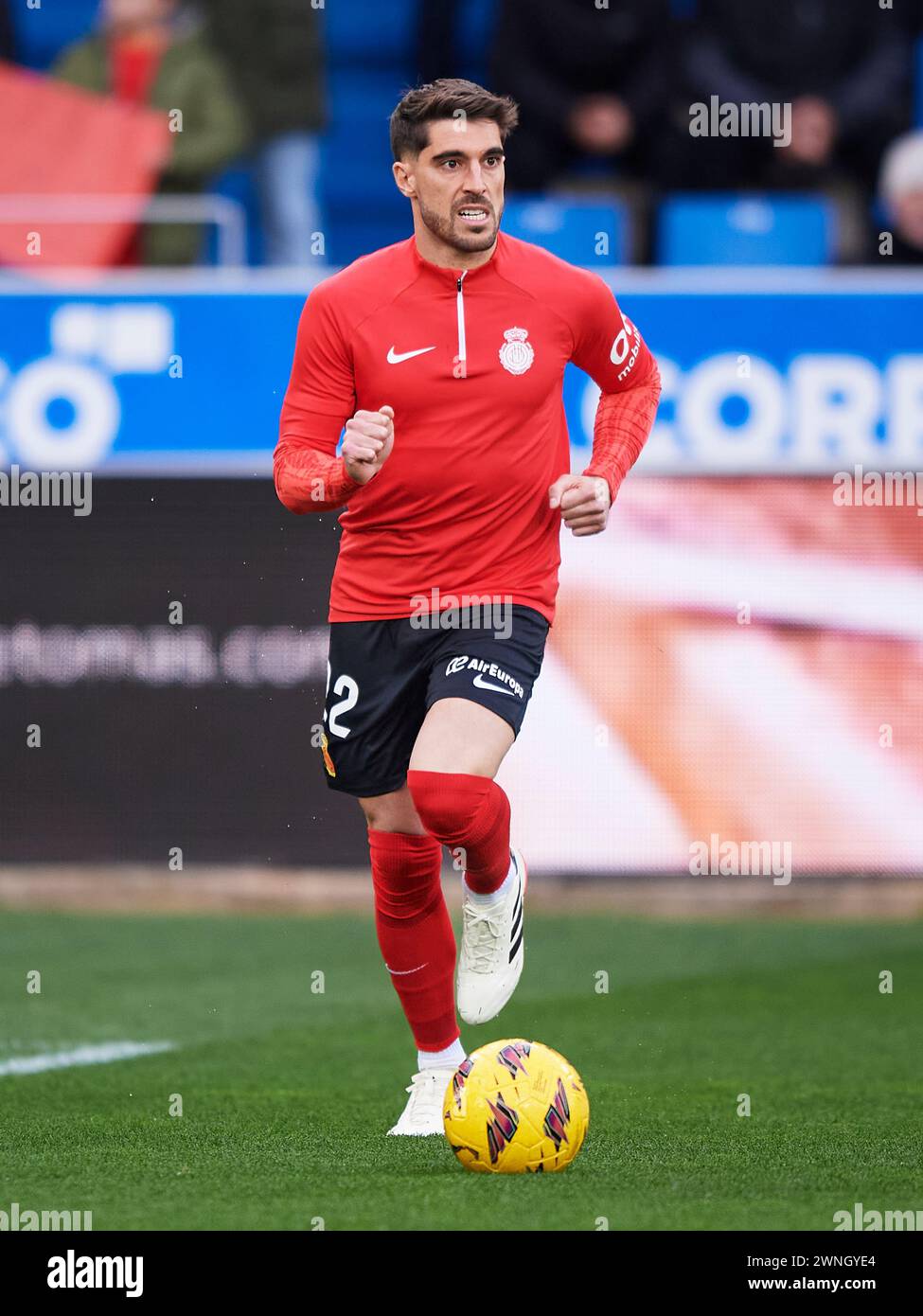 Angel Rodriguez warms up prior to the LaLiga EA Sports match between ...
