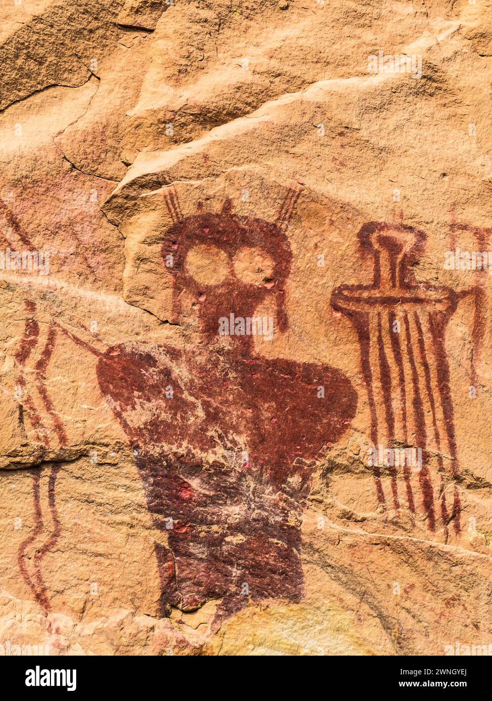 Sego rock art, Sego Canyon, Utah Stock Photo - Alamy
