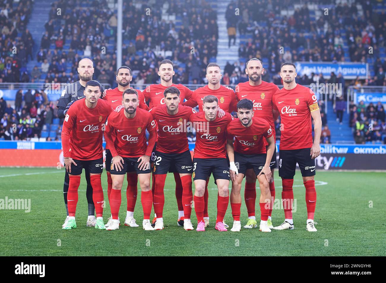 RCD Mallorca team group during the LaLiga EA Sports match between ...