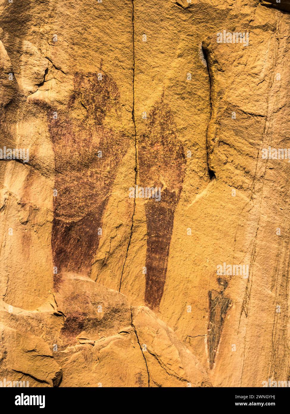 Sego rock art, Sego Canyon, Utah Stock Photo - Alamy