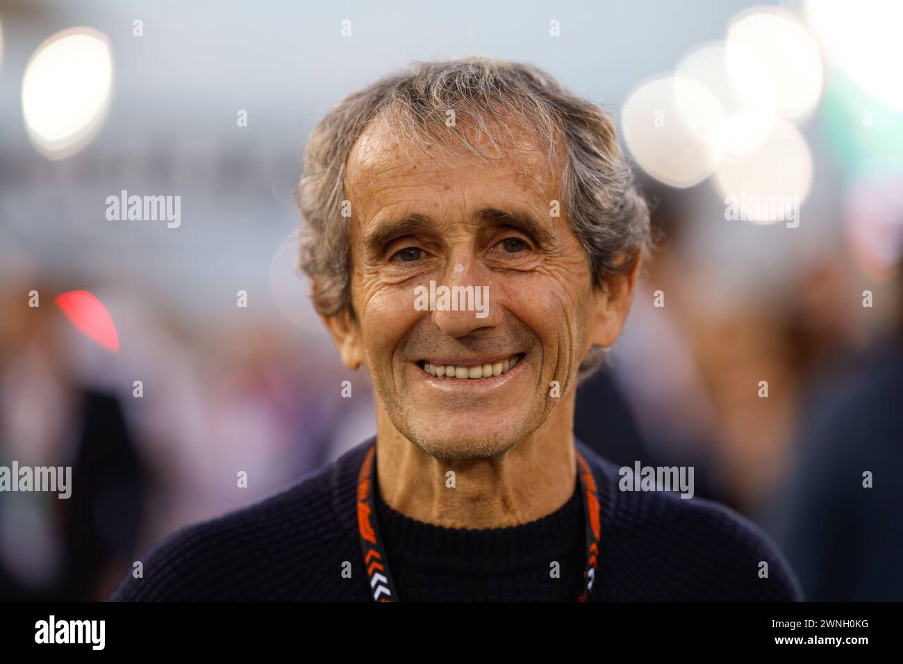 Alain Prost, portrait during the Formula 1 Gulf Air Bahrain Grand Prix ...