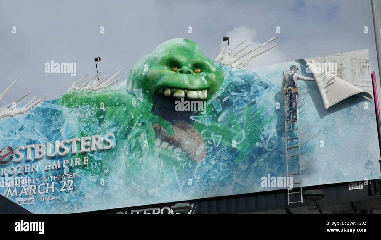 Los Angeles, California, USA 1st March 2024 Ghostbusters Frozen Empire ...