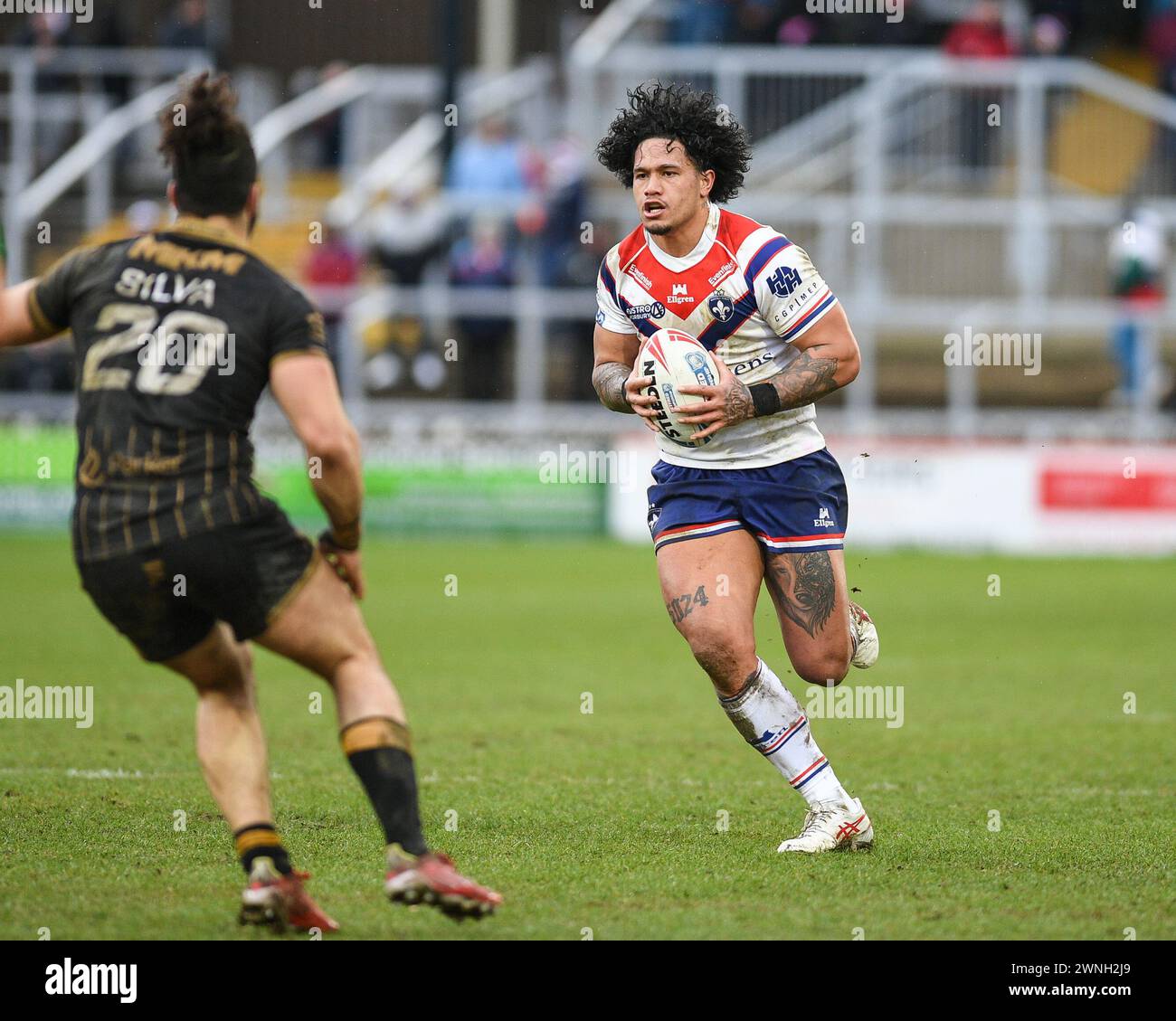 Wakefield, England - 2nd March 2024 - Wakefield Trinity's Renouf Atoni ...