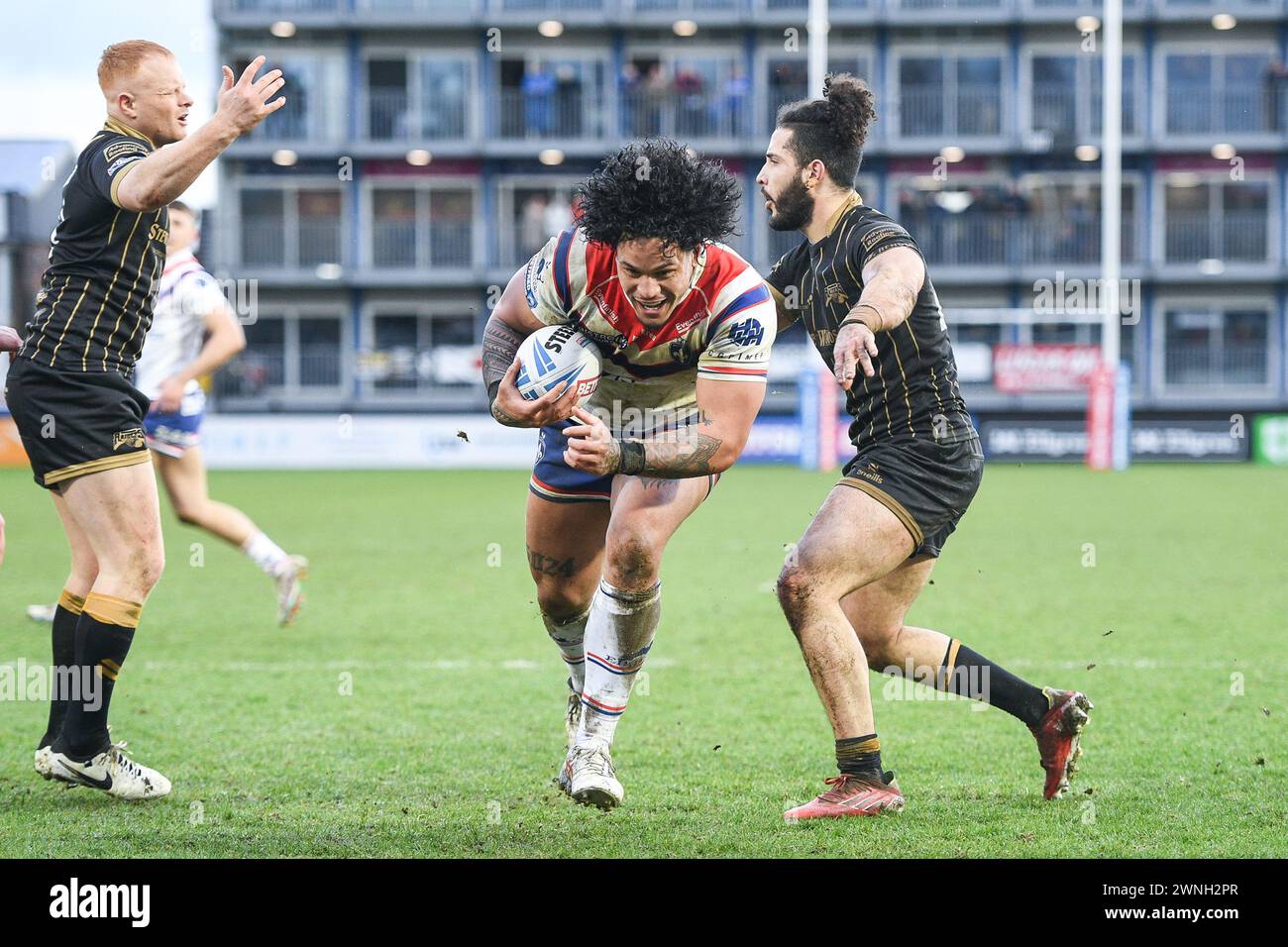 Wakefield, England - 2nd March 2024 - Wakefield Trinity's Renouf Atoni ...