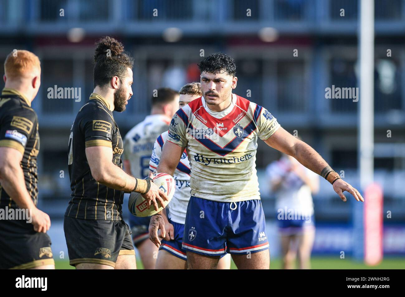 Wakefield, England - 2nd March 2024 - Wakefield Trinity's Mathieu Cozza ...