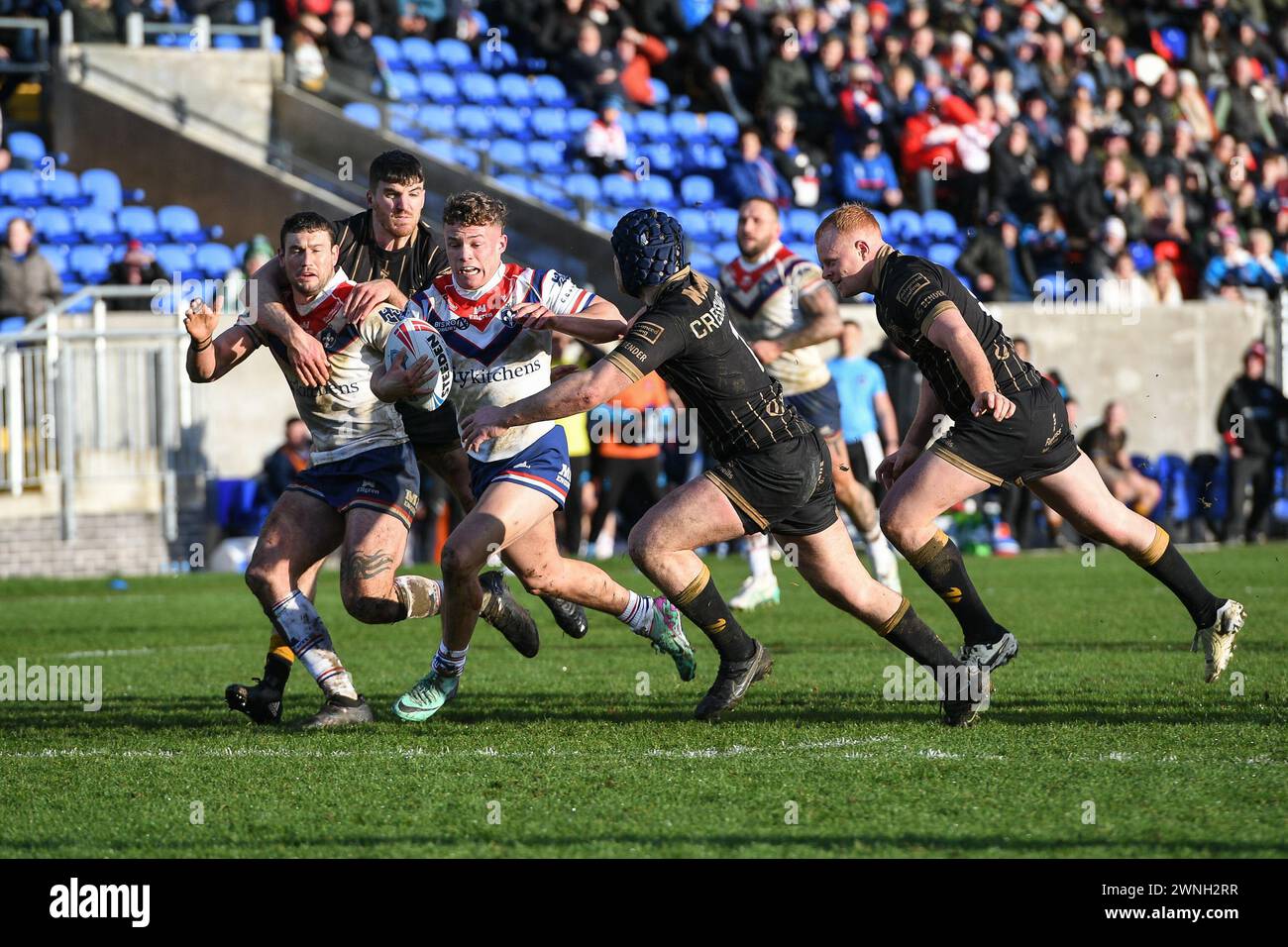Wakefield, England - 2nd March 2024 - Wakefield Trinity's Harvey Smith ...