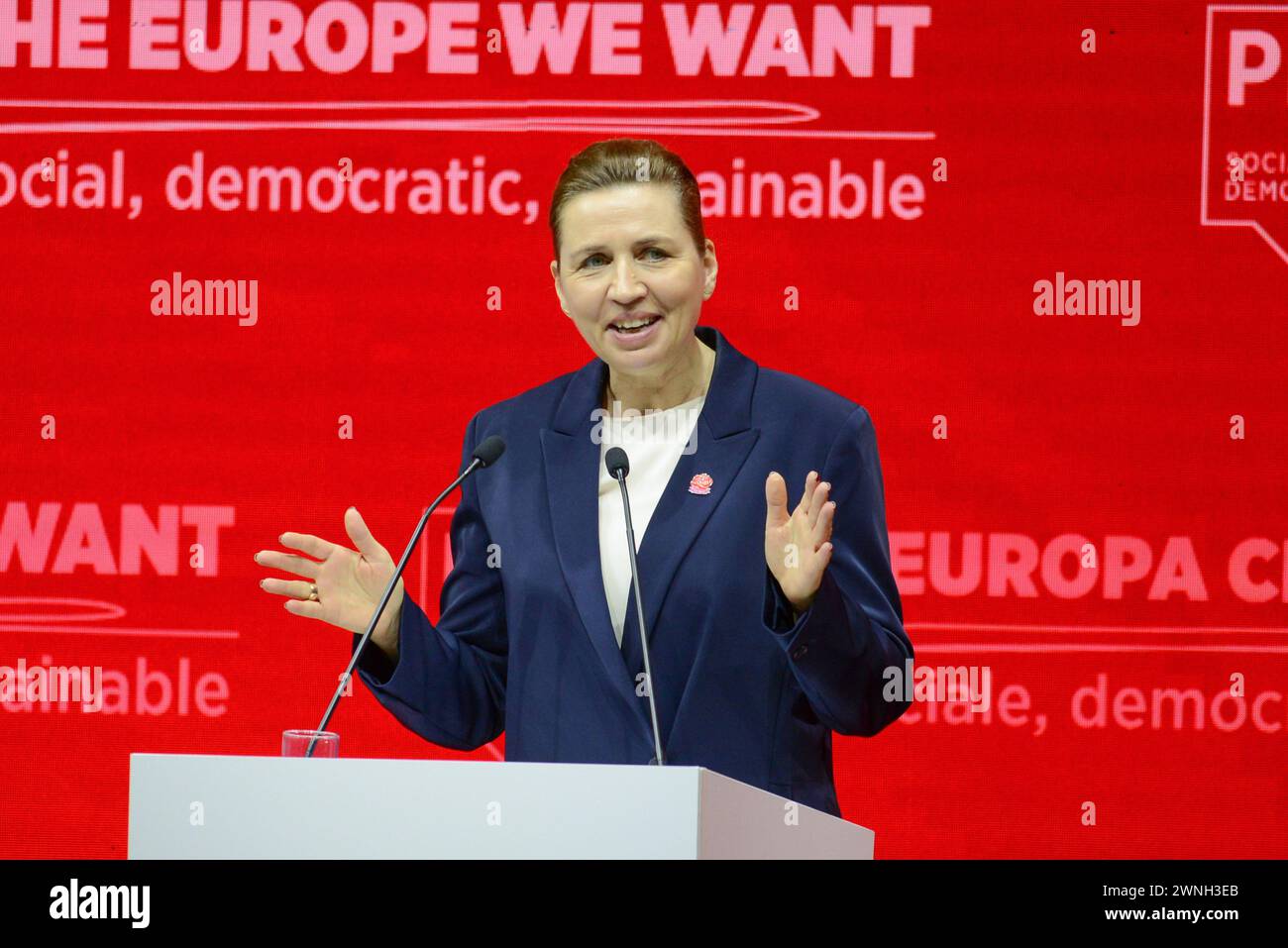 Rome, Italy. 02nd Mar, 2024. Roma Convention Center "LA NUVOLA", Rome ...