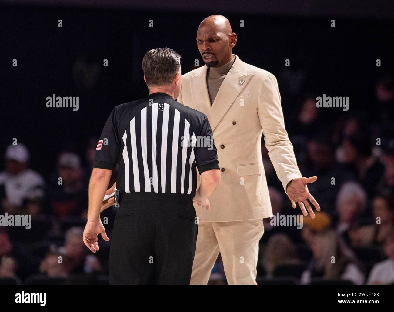 Nashville, Tennessee, USA. 2nd Mar, 2024. Vanderbilt head basketball ...