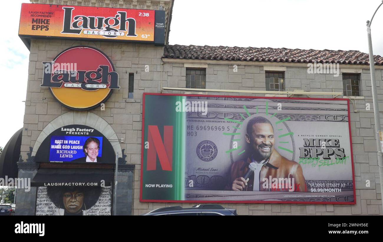 Los Angeles, California, USA 1st March 2024 Rest in Peace Make God ...