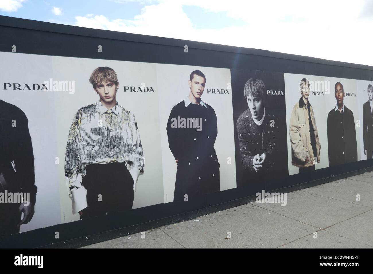 Los Angeles, California, USA 1st March 2024 Troye Sivan Prada Posters ...