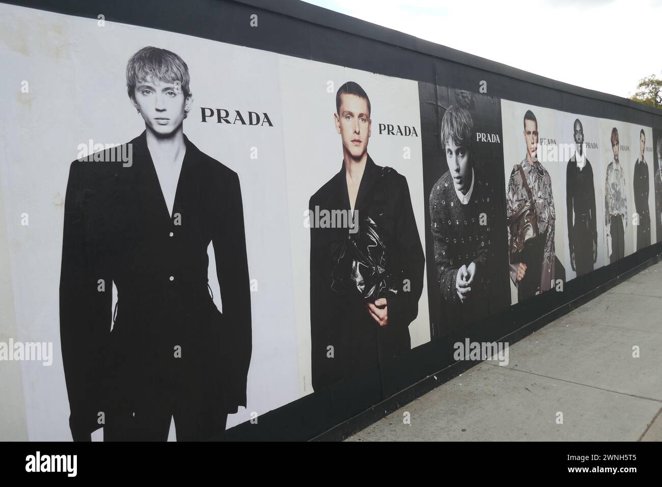 Los Angeles, California, USA 1st March 2024 Troye Sivan Prada Posters ...