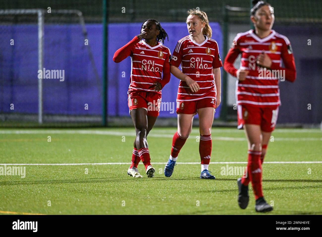 Anderlecht, Belgium. 02nd Mar, 2024. Welma Fon (22) of Standard scores ...