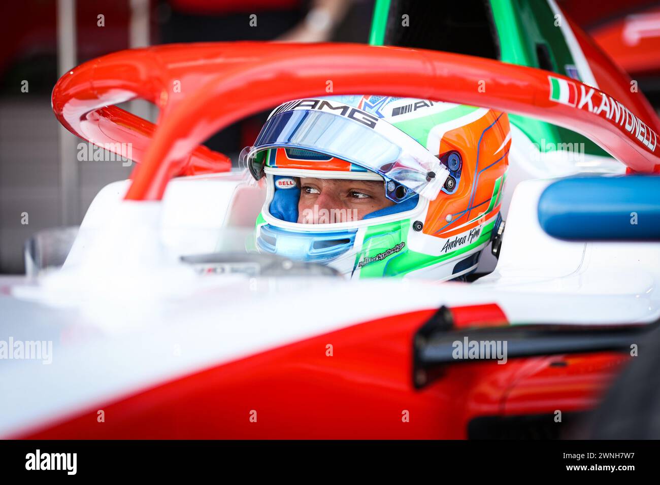 ANTONELLI Andrea Kimi (ita), Prema Racing, Dallara F2 2024, portrait ...