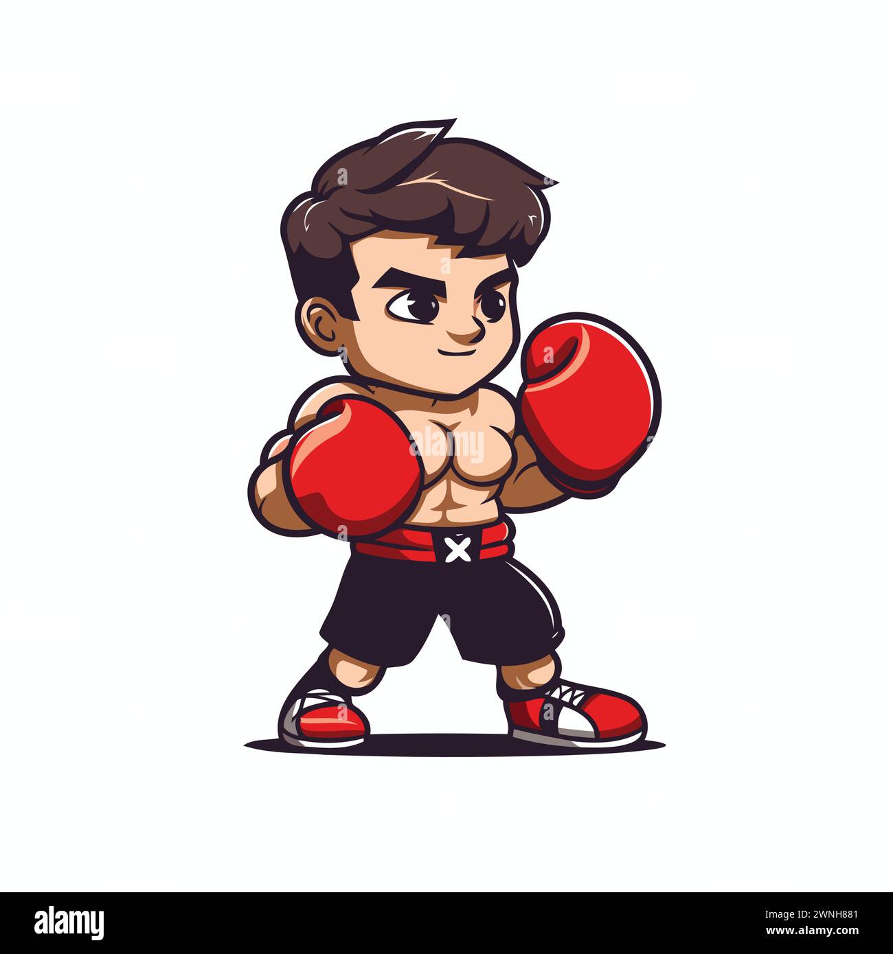 Championship boxer Stock Vector Images - Alamy