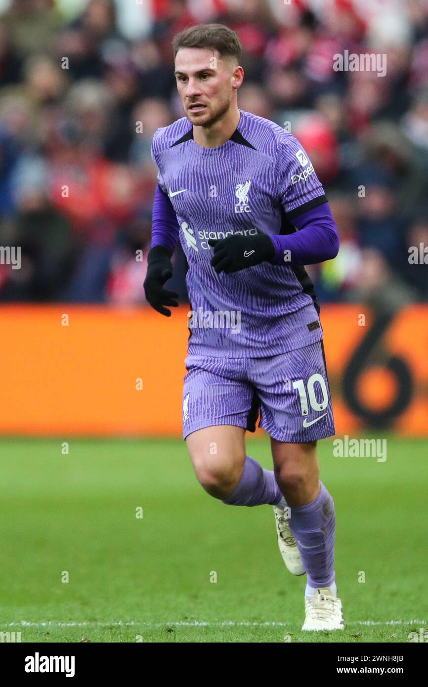 Alexis Mac Allister of Liverpool during the Premier League match ...