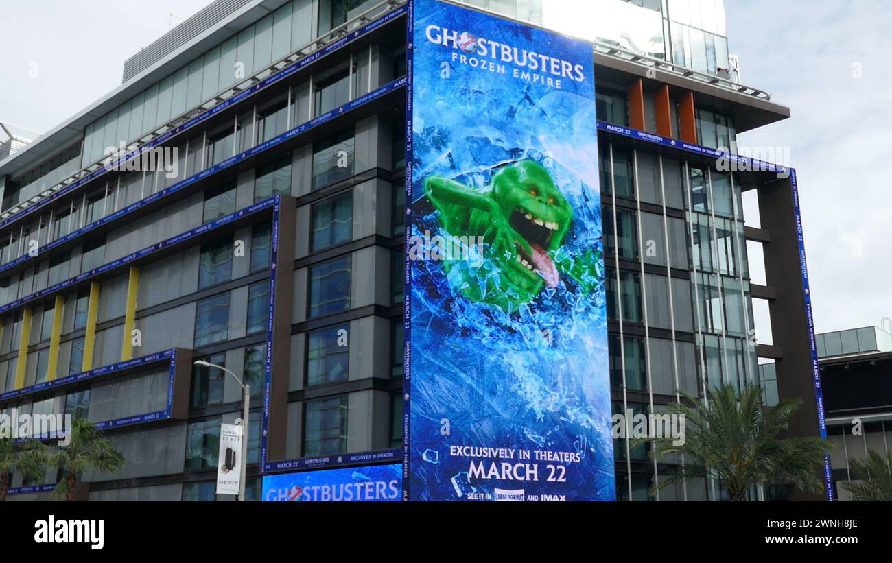 Los Angeles, California, USA 1st March 2024 Ghostbusters Frozen Empire ...