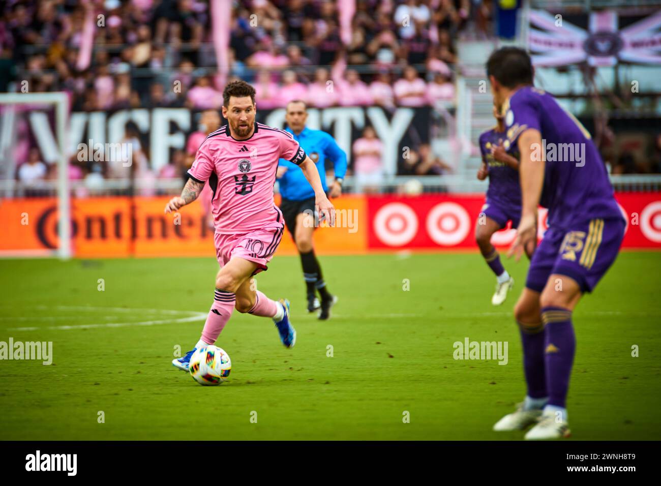 Fort Lauderdale, FL, USA. 2nd March 2024. 10-Lionel Messi of Inter ...