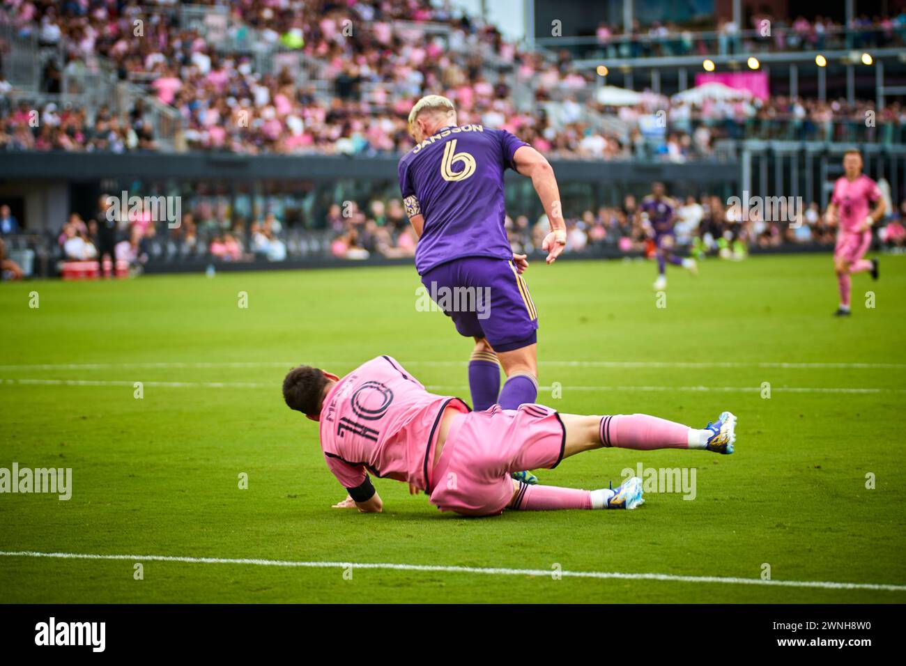 Fort Lauderdale, FL, USA. 2nd March 2024. 10-Lionel Messi of Inter ...