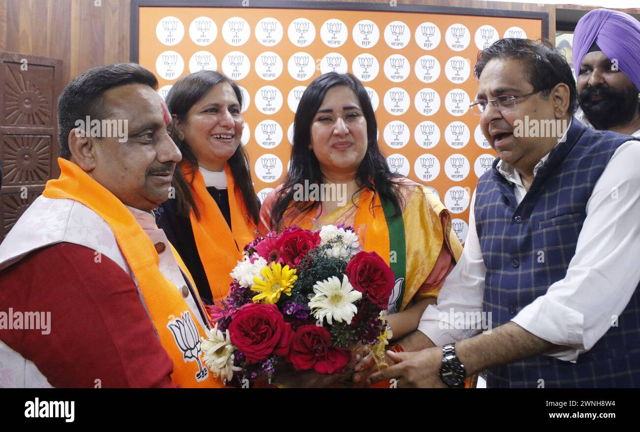 NEW DELHI, INDIA - MARCH 2: Lok Sabha BJP Candidates, Chandhi chowk ...