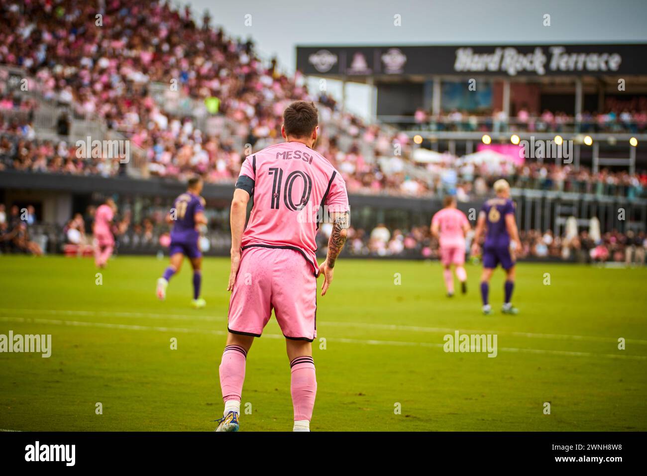 Fort Lauderdale, FL, USA. 2nd March 2024. 10-Lionel Messi of Inter ...