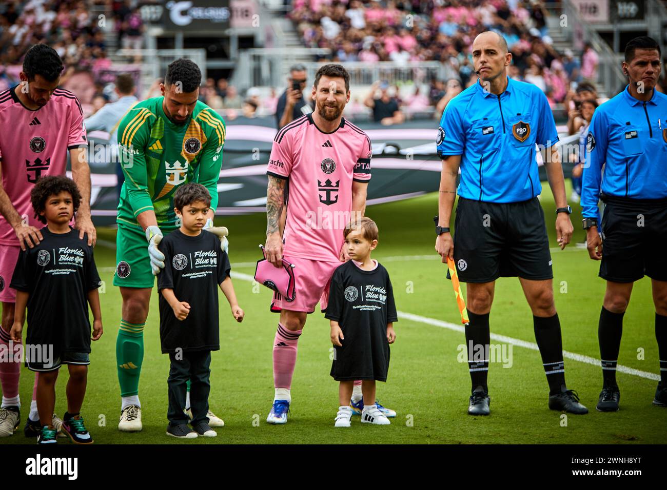 Fort Lauderdale, FL, USA. 2nd March 2024. 10-Lionel Messi of Inter ...