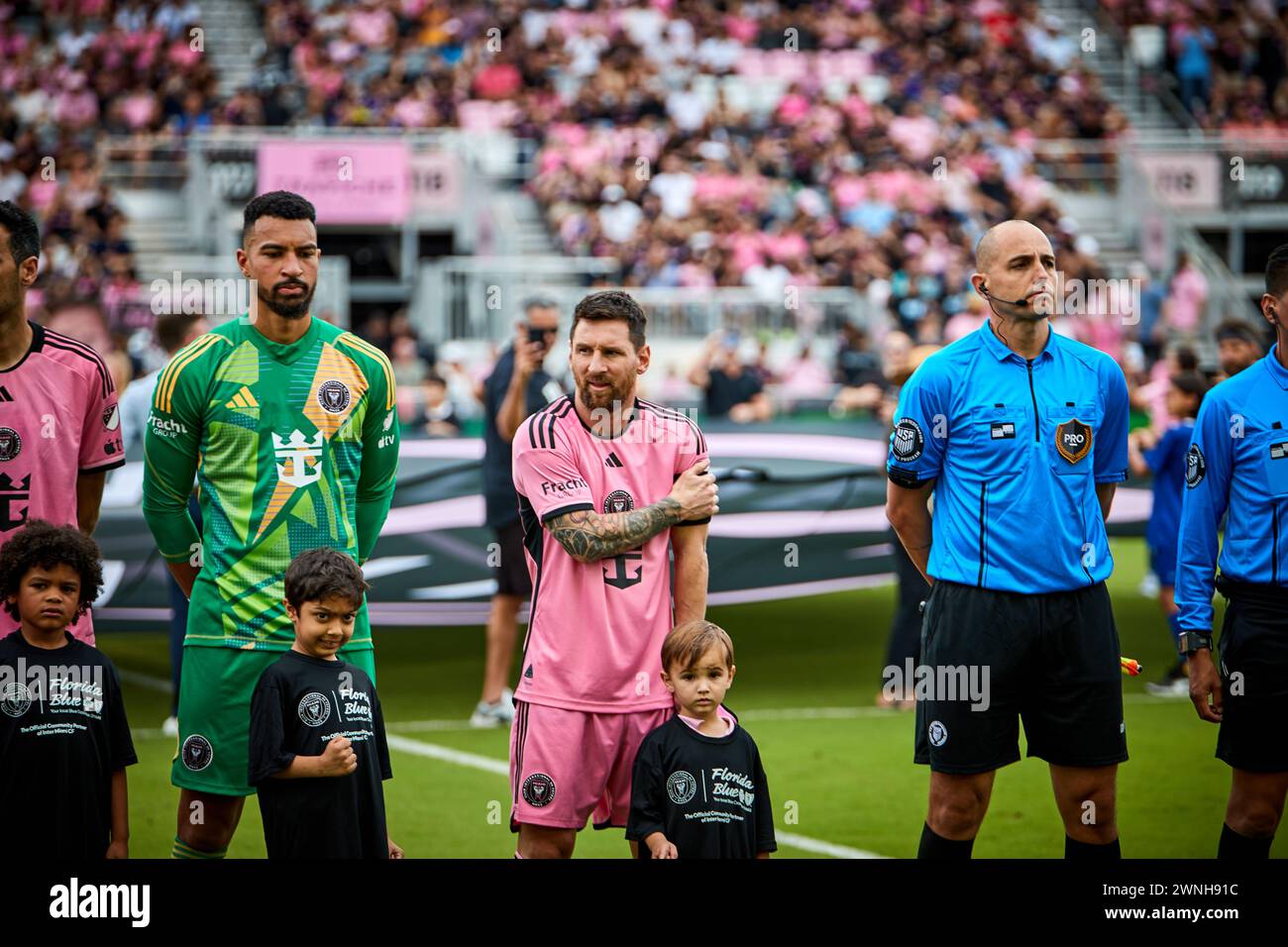 Fort Lauderdale, FL, USA. 2nd March 2024. 10-Lionel Messi of Inter ...
