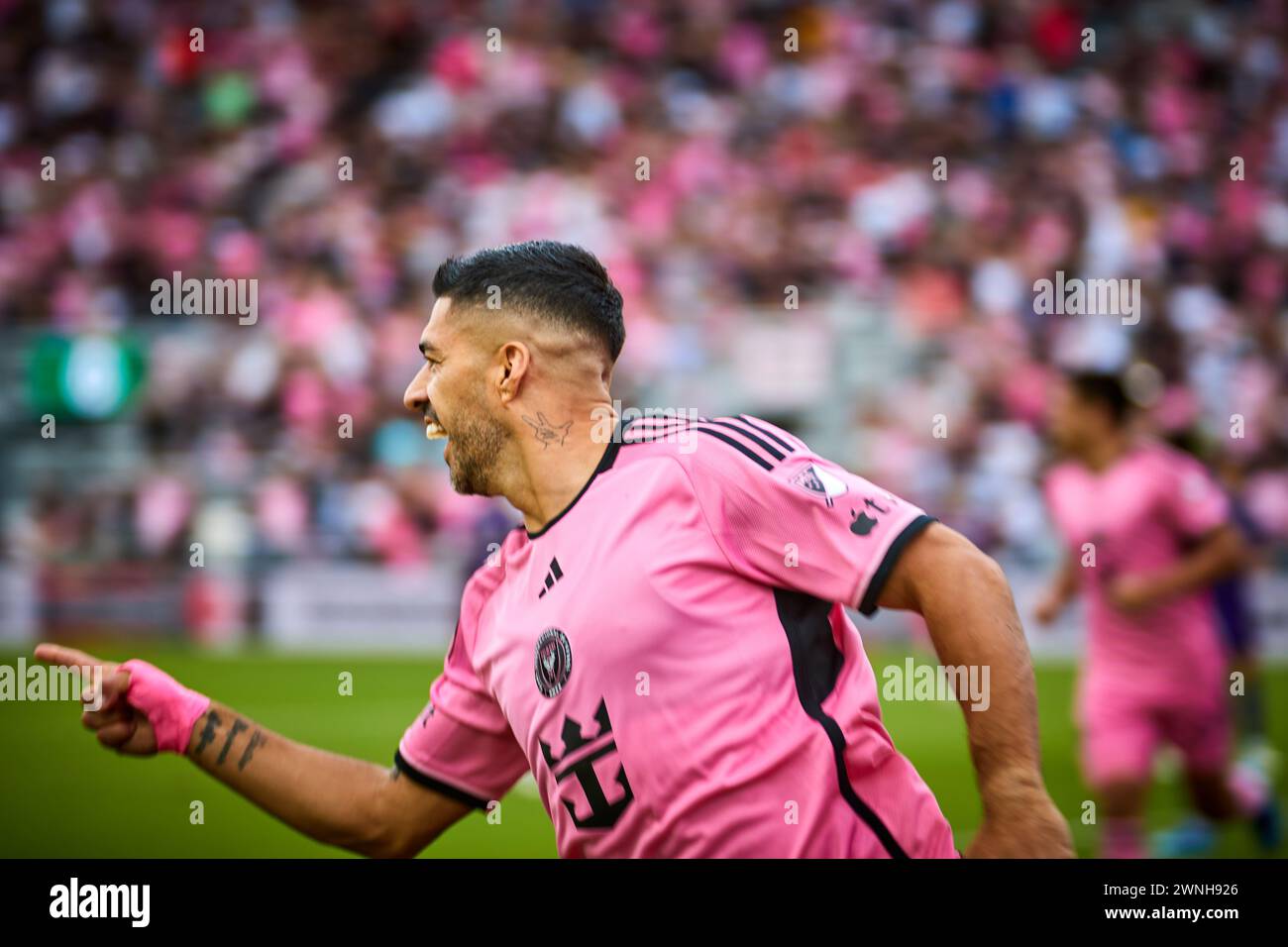 Fort Lauderdale, FL, USA. 2nd March 2024. 9-Luis Suarez of Inter Miami ...