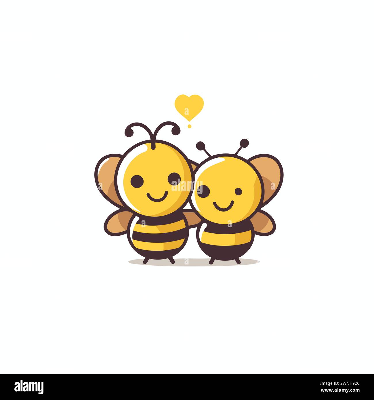 Cartoon bees hi-res stock photography and images - Alamy