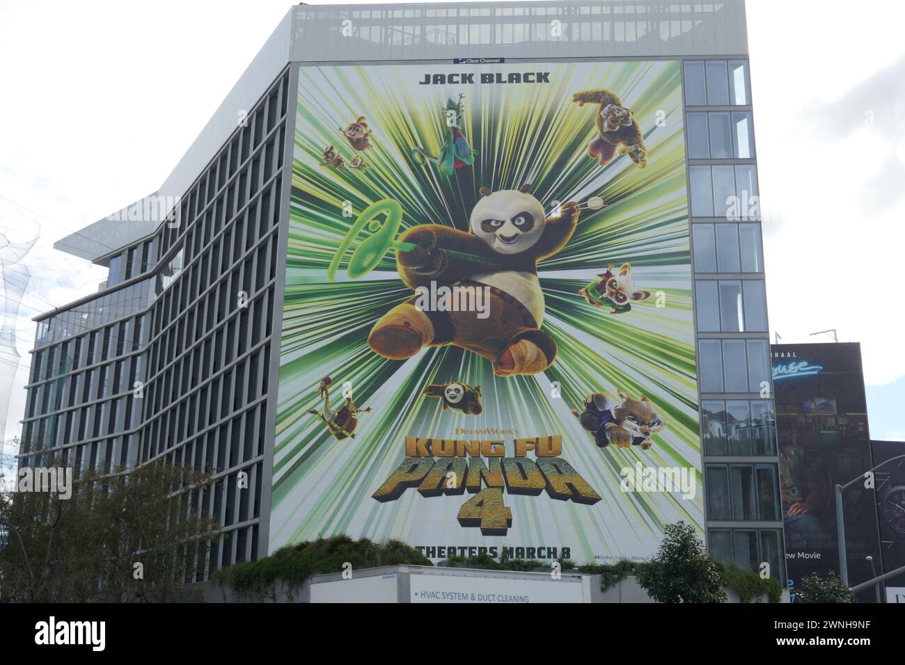 Los Angeles, California, USA 1st March 2024 Kung Fu Panda 4 Billboard ...