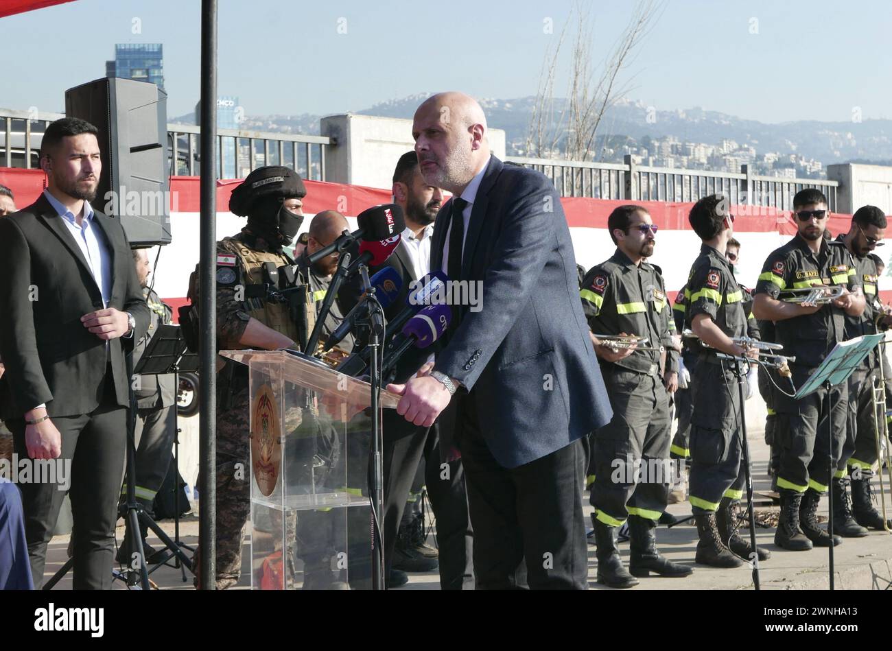 Beirut, Lebanon. 01st Mar, 2024. Minister of Interior and ...