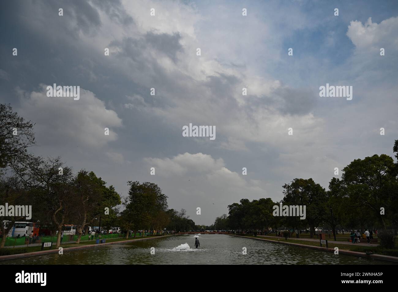 New Delhi, India. 02nd Mar, 2024. NEW DELHI, INDIA - MARCH 2: Clouds ...