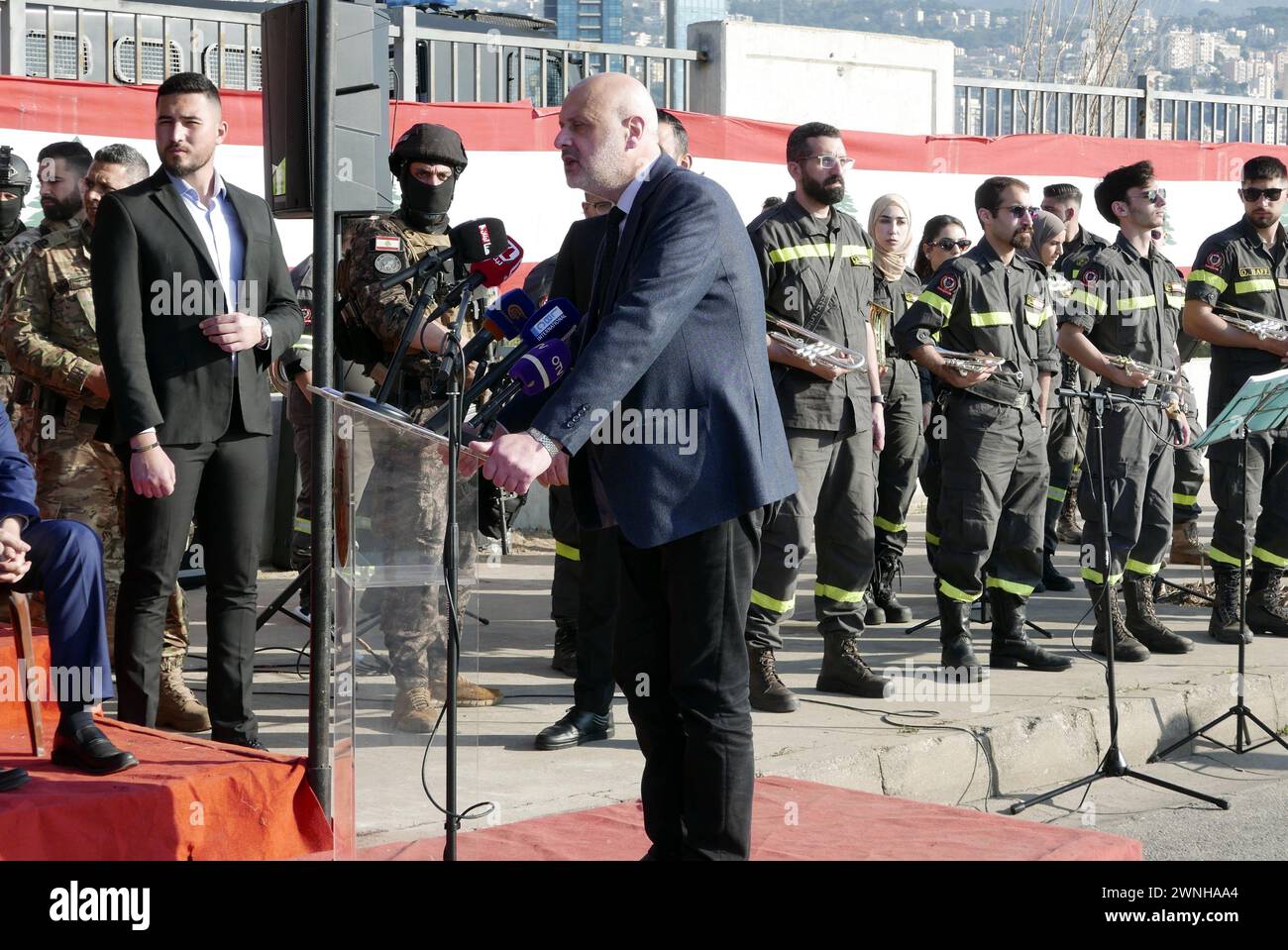 Beirut, Lebanon. 01st Mar, 2024. Minister of Interior and ...