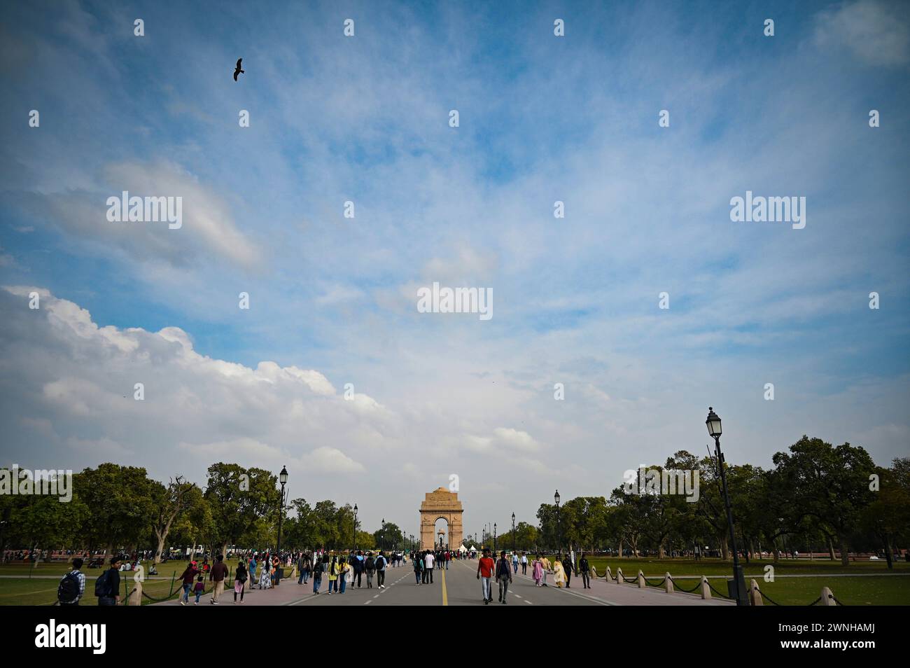 New Delhi, India. 02nd Mar, 2024. NEW DELHI, INDIA - MARCH 2: Clouds ...