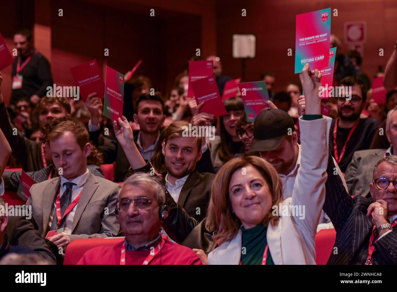 Rome, Italy. 02nd Mar, 2024. Iratxe Garcia Perez speaks during the ...