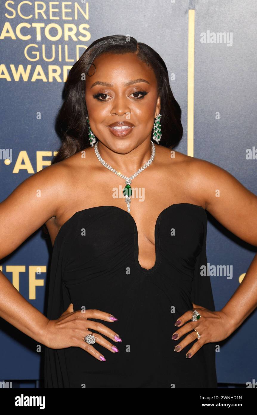 LOS ANGELES, CALIFORNIA - FEBRUARY 24: Quinta Brunson attends the 30th ...