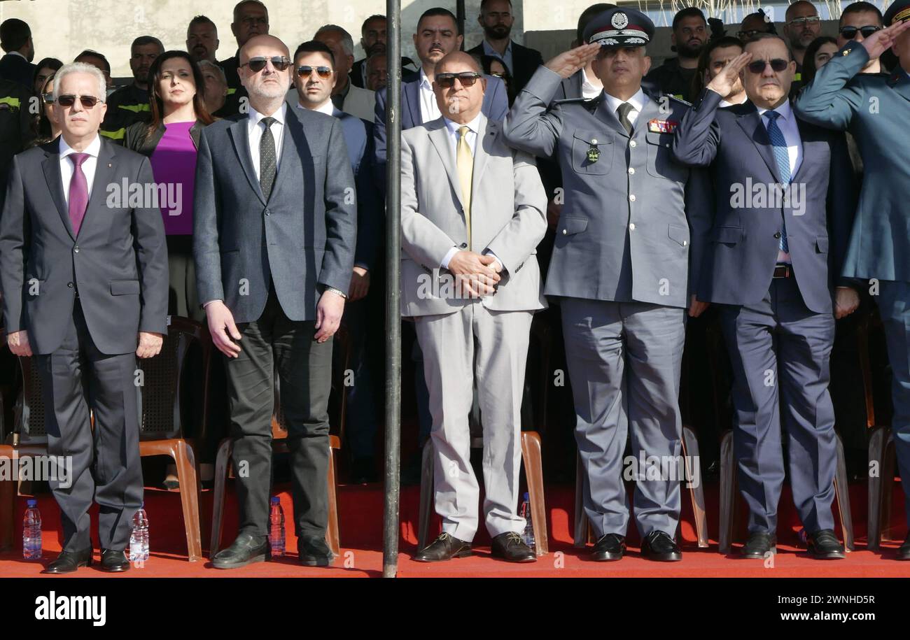 Beirut, Lebanon. 01st Mar, 2024. General director of Civil Defence ...