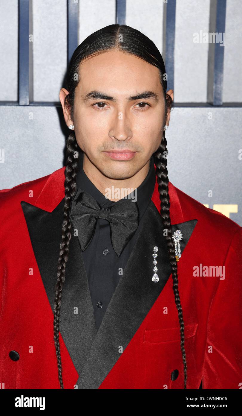 LOS ANGELES, CALIFORNIA - FEBRUARY 24: Tatanka Means attends the 30th ...