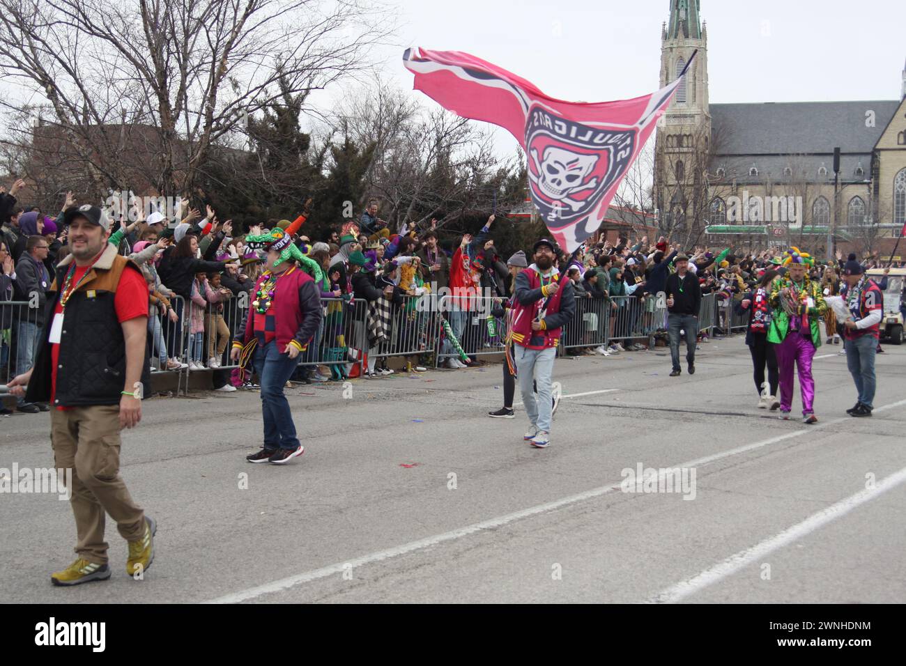 Bud Light Parade 2024 during the St. Louis, Missouri Mardi Gras ...