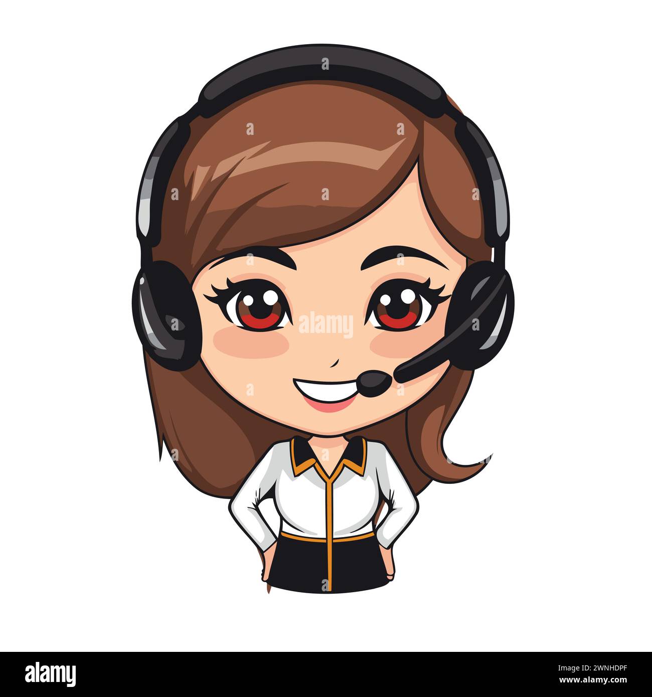 Customer service design Stock Vector Images - Alamy