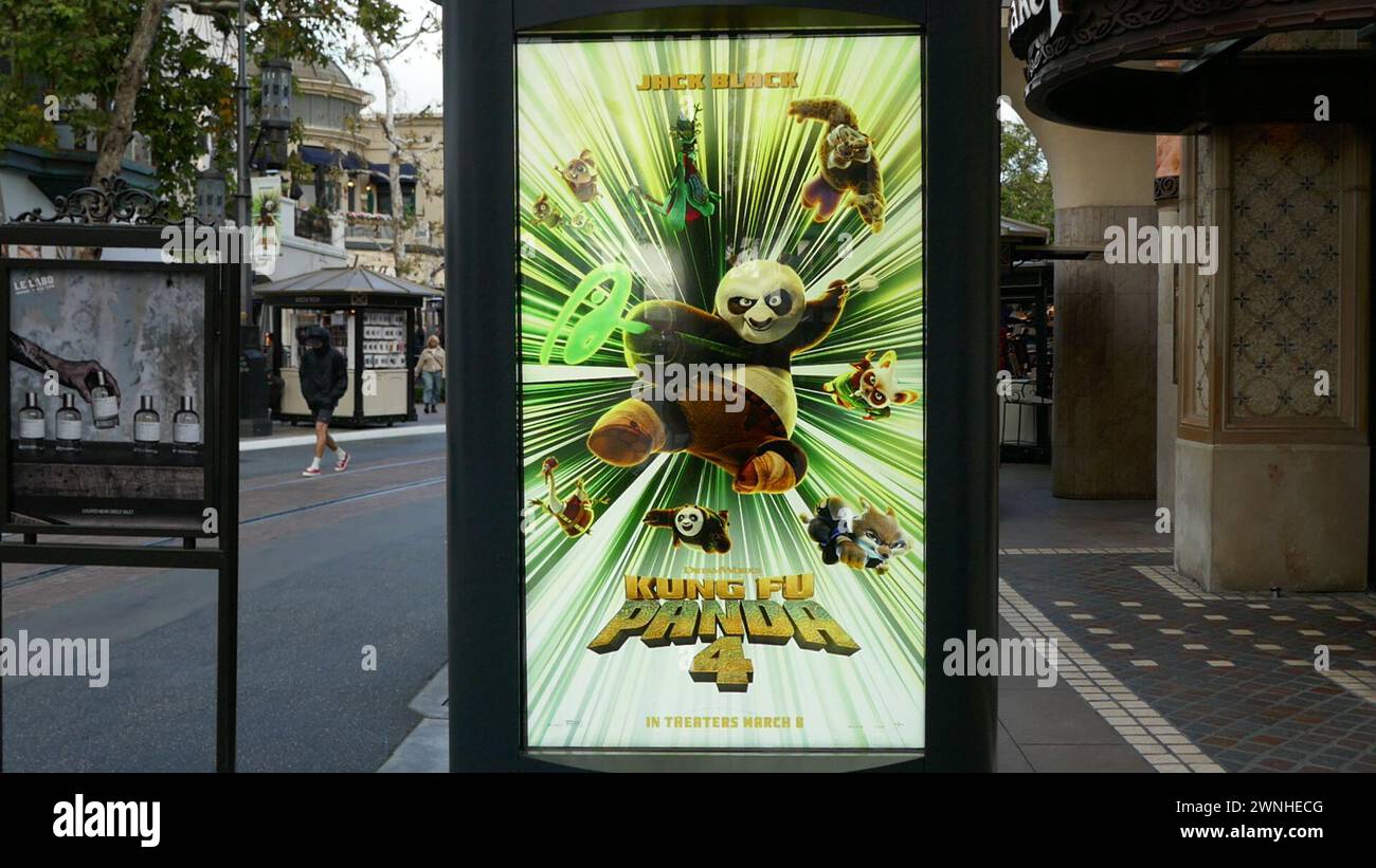Los Angeles, California, USA 29th February 2024 Kung Fu Panda 4 ...