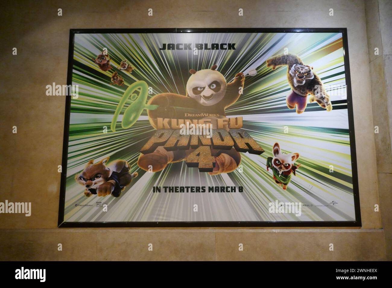 Los Angeles, California, USA 29th February 2024 Kung Fu Panda 4 ...