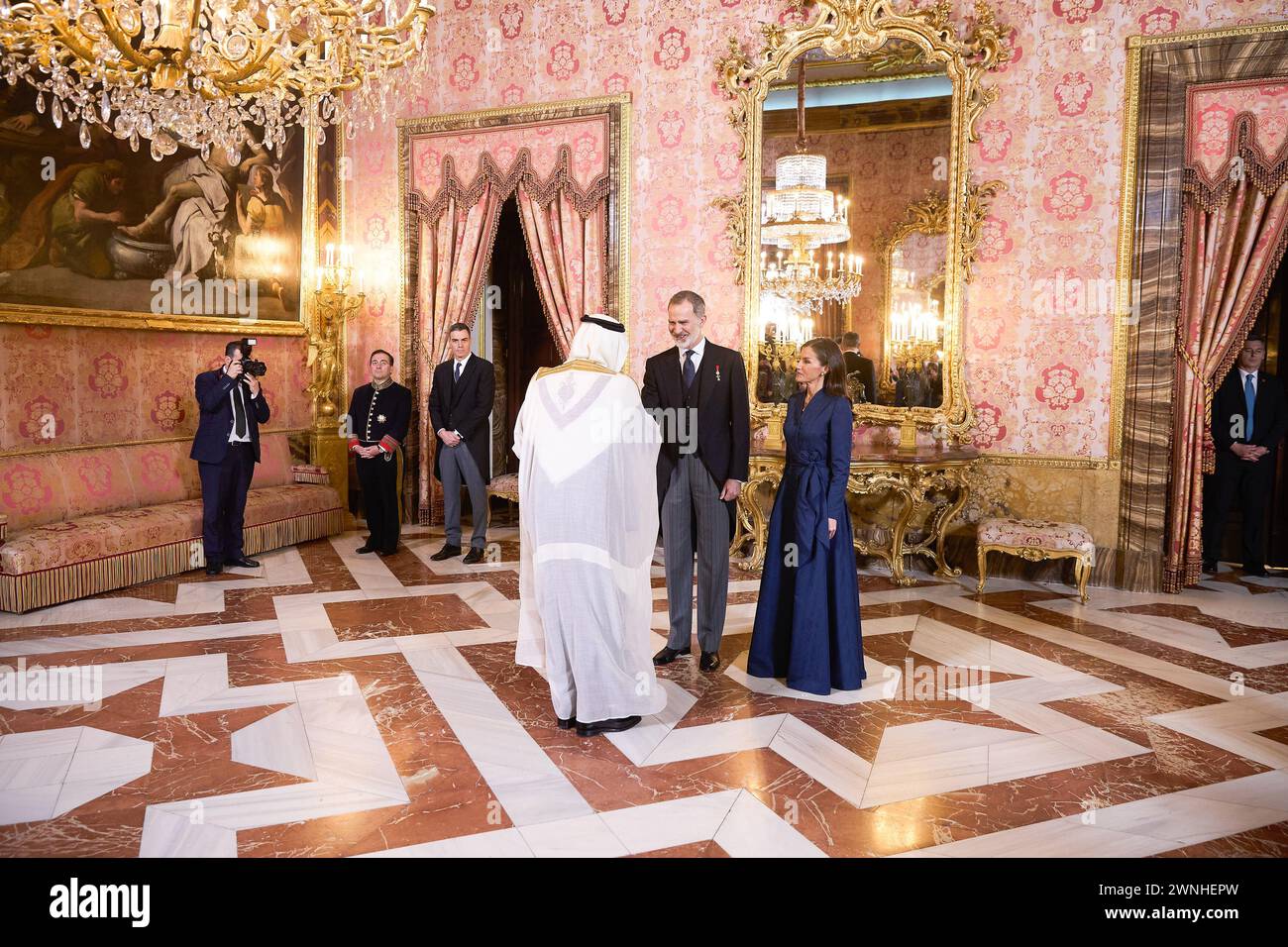 Spanish Royals Receive Foreign Ambassadors in Madrid Featuring: King ...