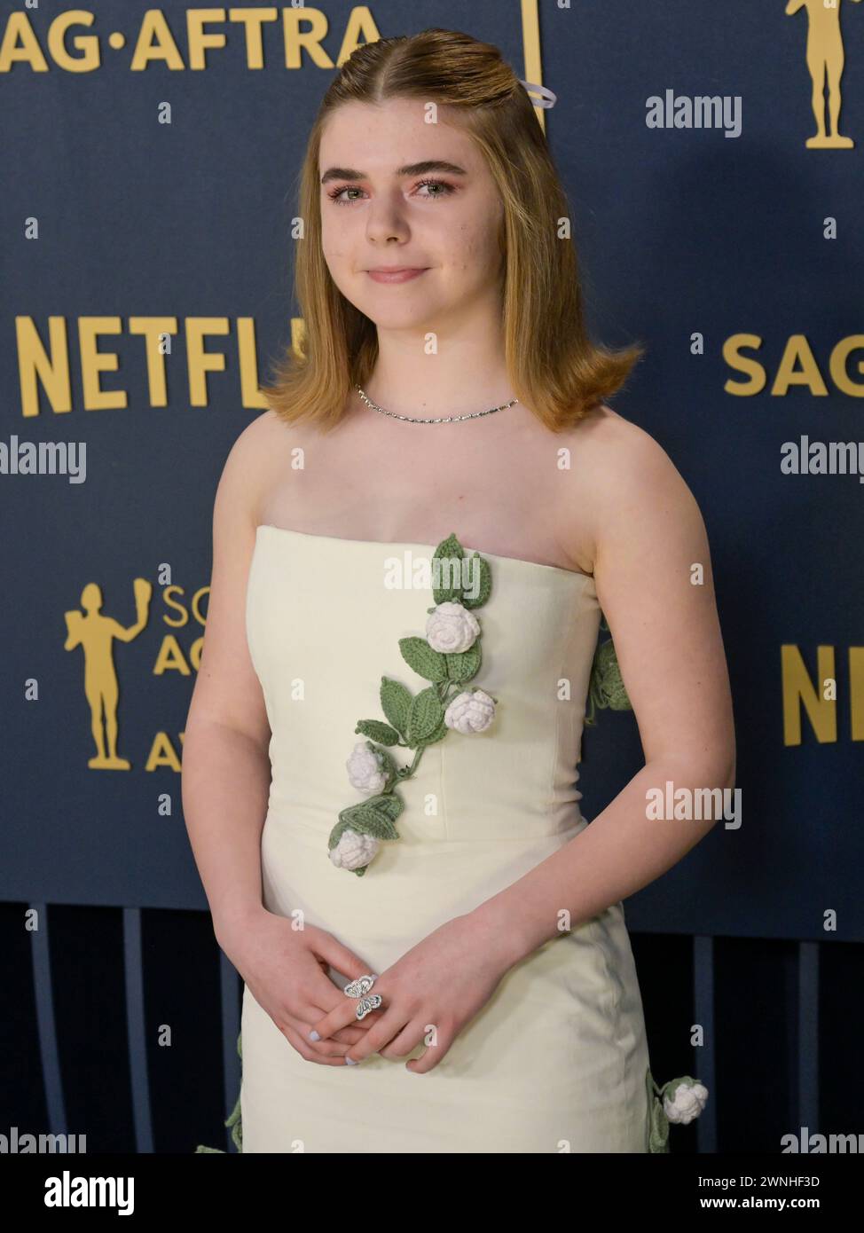 Los ANgeles, California, USA. 24th Feb, 2024. Matilda Lawler. 30th ...