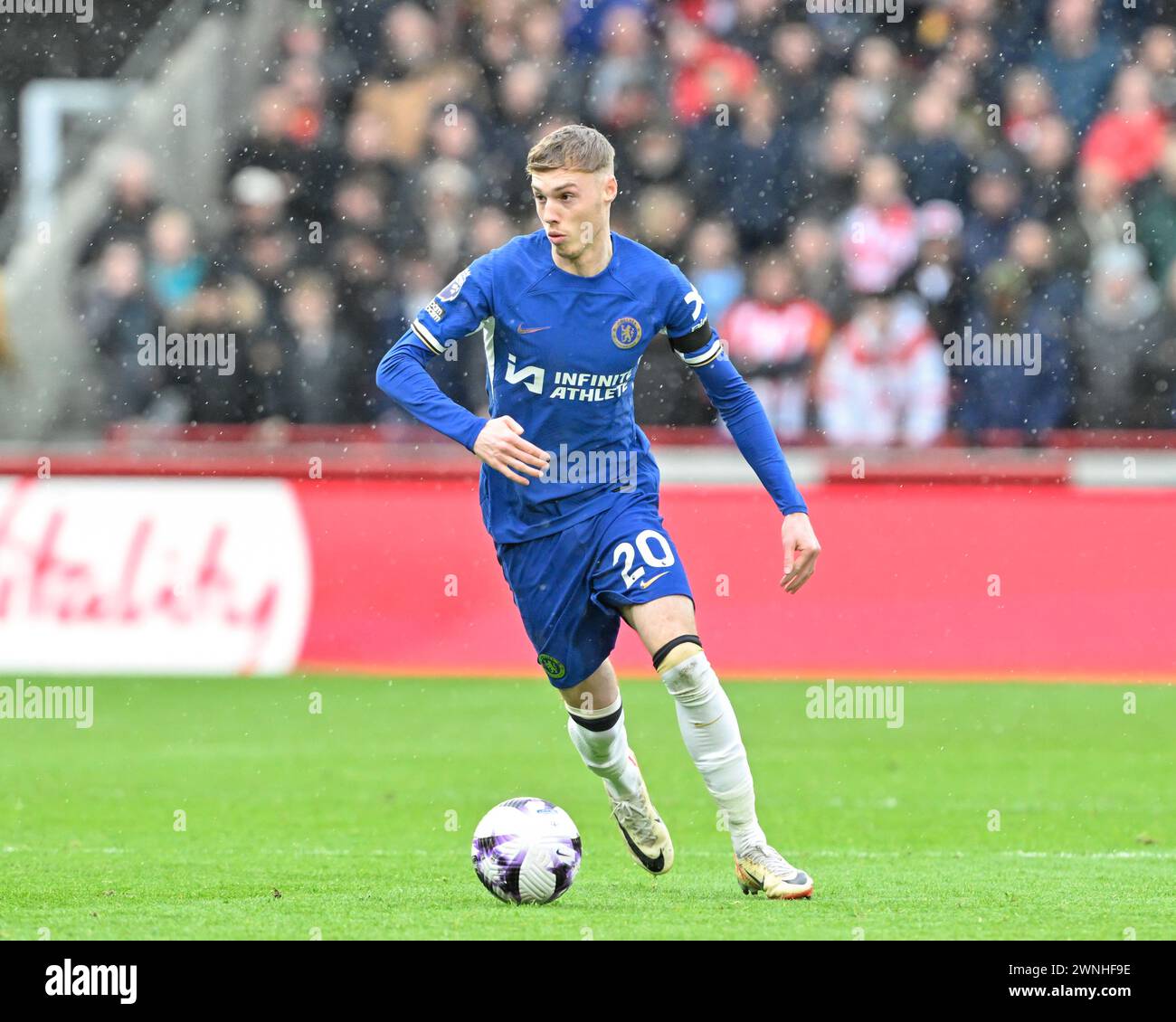 London, UK. 02nd Mar, 2024. Cole Palmer of Chelsea in action, during ...