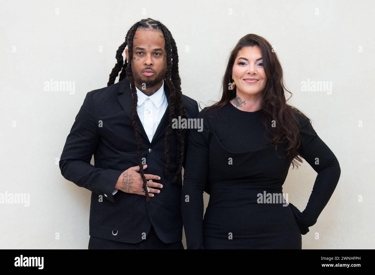 Paris, France. 02nd Mar, 2024. Kalash and Clara Kata attending the ...
